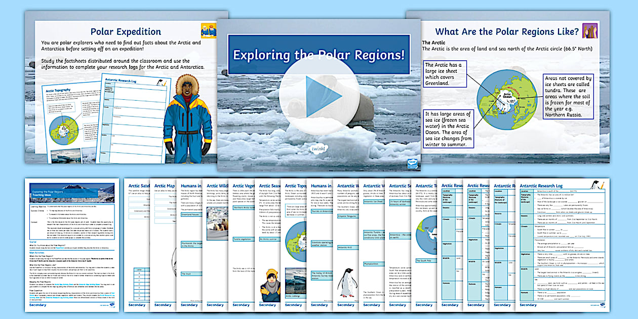 Polar Regions Lesson 1: Exploring Polar Regions - Twinkl