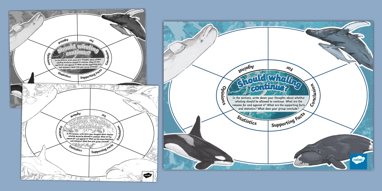 Around the Table Whales Debate (teacher made) - Twinkl