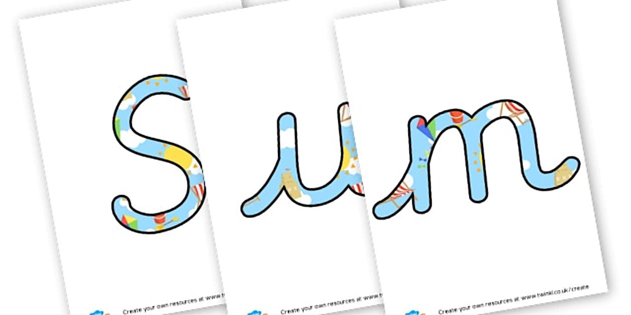 Summer Time - Display Lettering