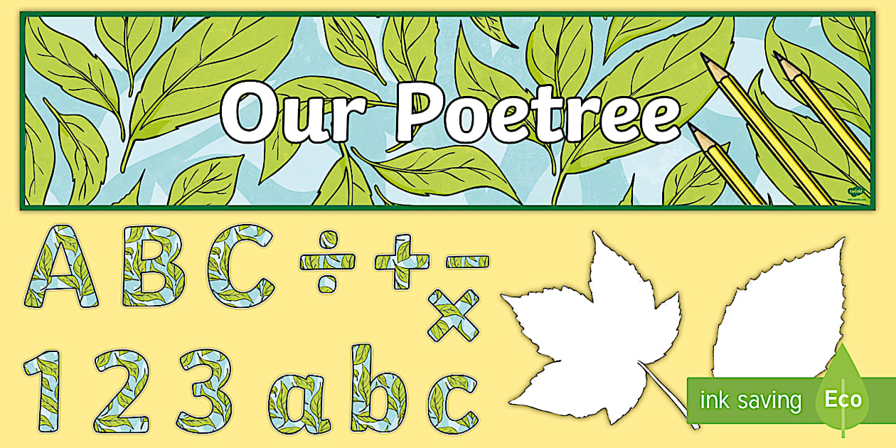 Our Poetree Display Pack (teacher made) - Twinkl