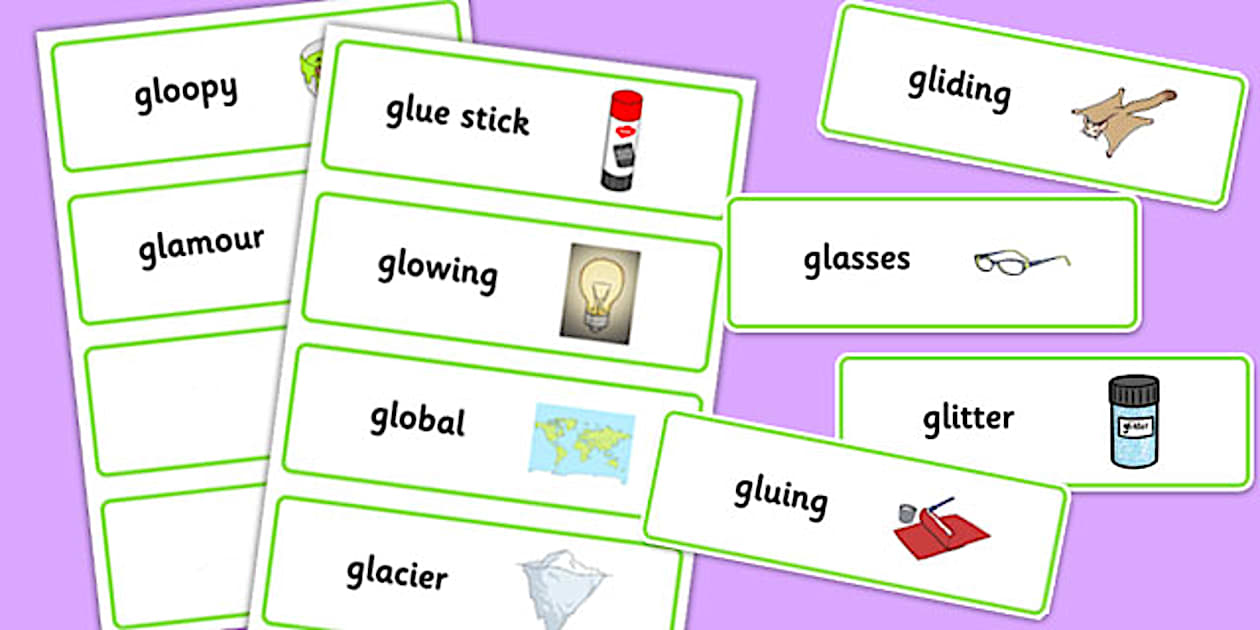 2 Syllable GL Word Cards (teacher made) - Twinkl