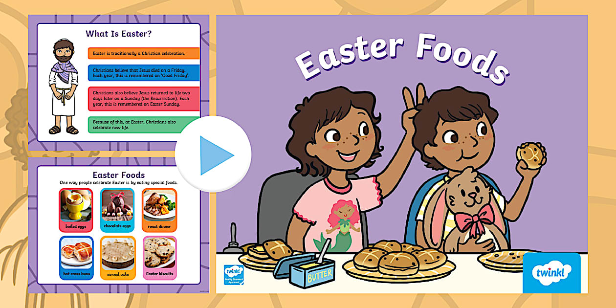 Easter Foods PowerPoint (teacher made) - Twinkl