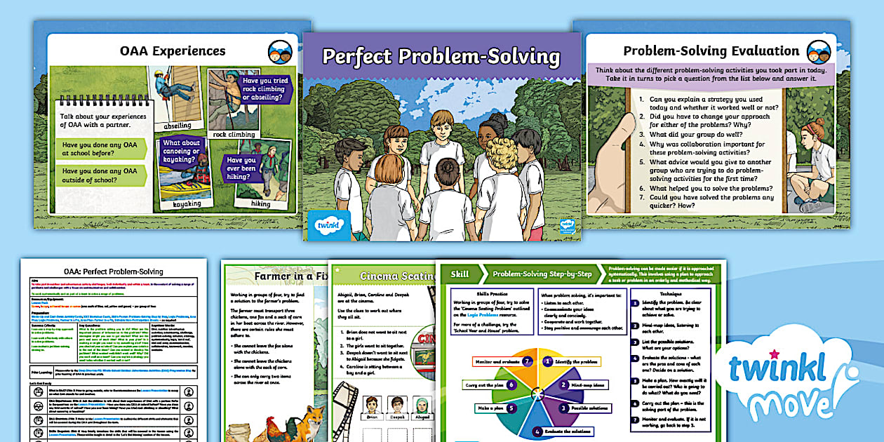 Problem-Solving PE Lesson - Year 6 OAA - Twinkl Move PE