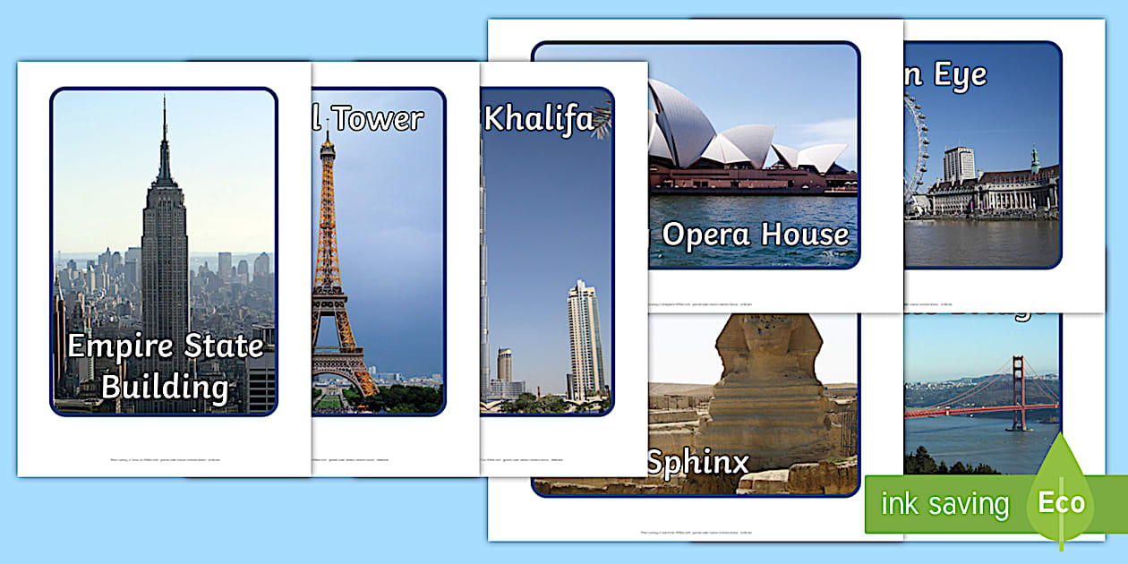 Buildings Around the World - Geography - Display Resources