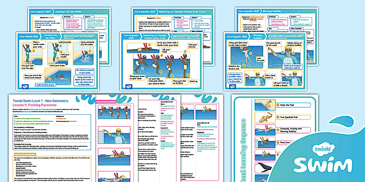 Twinkl Swim - Level 1(Non-Swimmers) Lesson 9