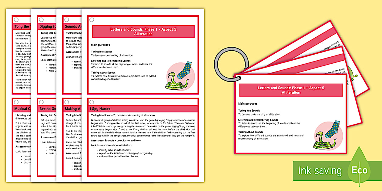 Phase 1 Phonics Activities | Letters and Sounds Phase 1