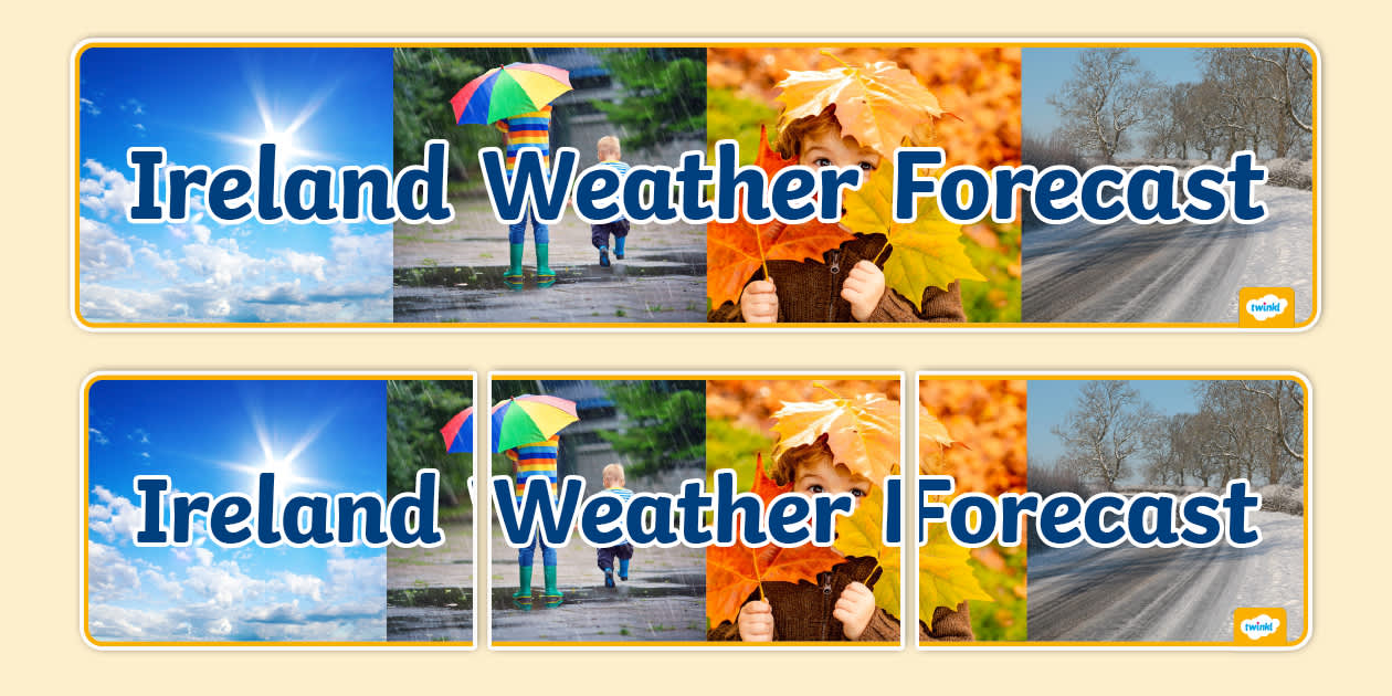 Ireland Weather Forecast Display Banner (teacher made)