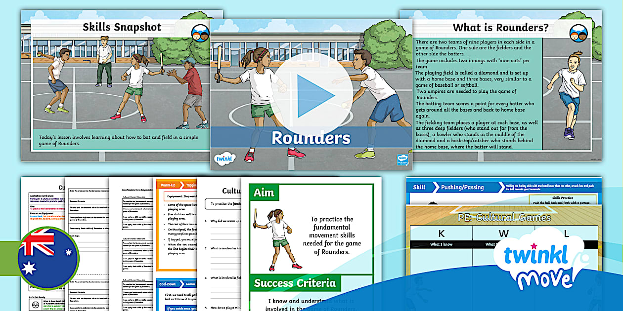 Year 6 Rounders Pack Australia | PE and Movement | Twinkl