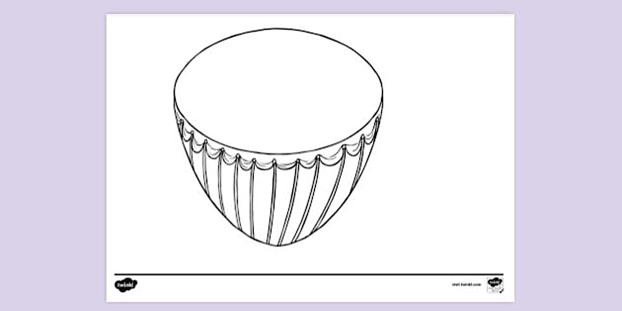 african drum colouring sheet Colouring Sheets (teacher made)