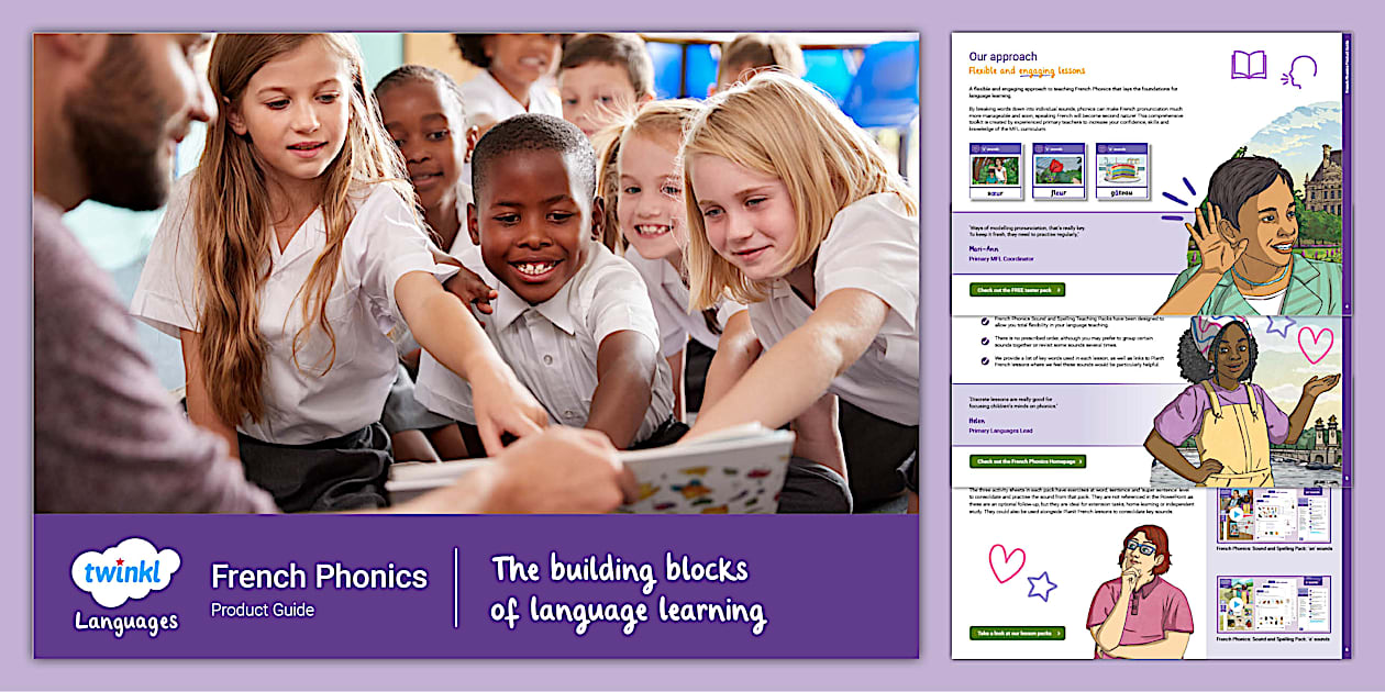 👉 French Phonics: Teacher Guidance Document - Twinkl
