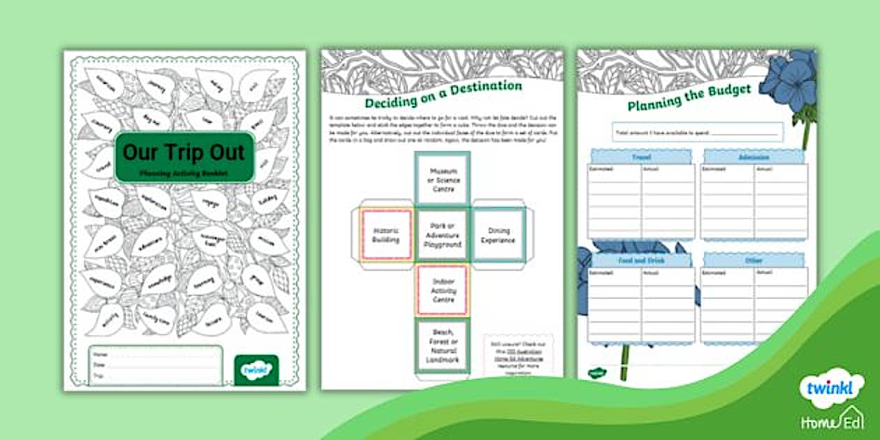 Our Trip Out Planning Activity Booklet (teacher made)