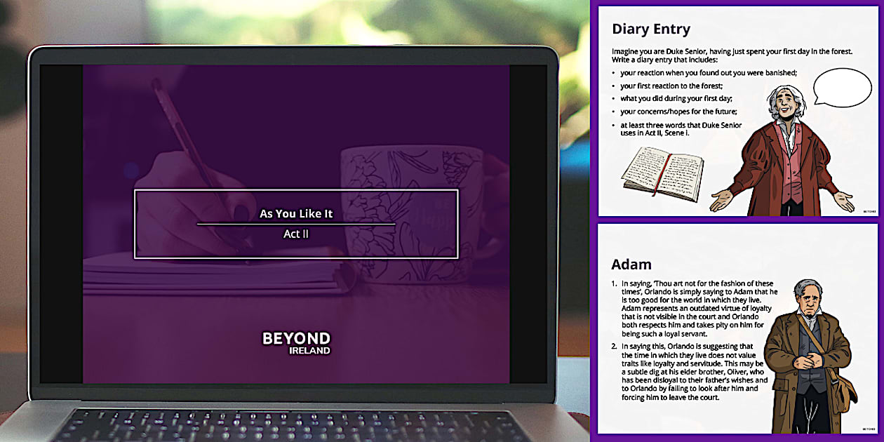 As You Like It - Act II PowerPoint (Hecho por educadores)