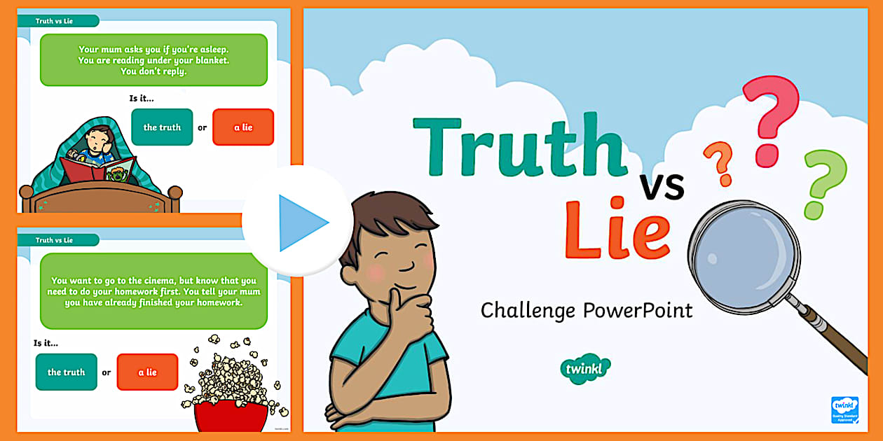 Truth vs Lie Challenge PowerPoint (teacher made) - Twinkl