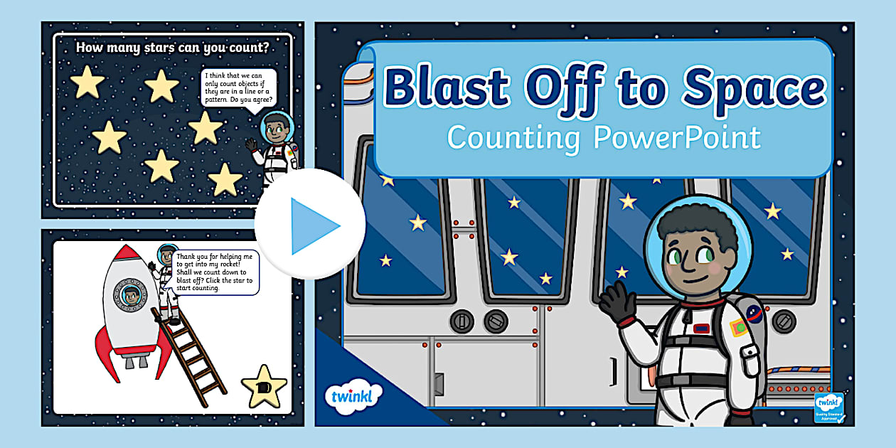 👉 Blast Off to Space Counting PowerPoint (Teacher-Made)