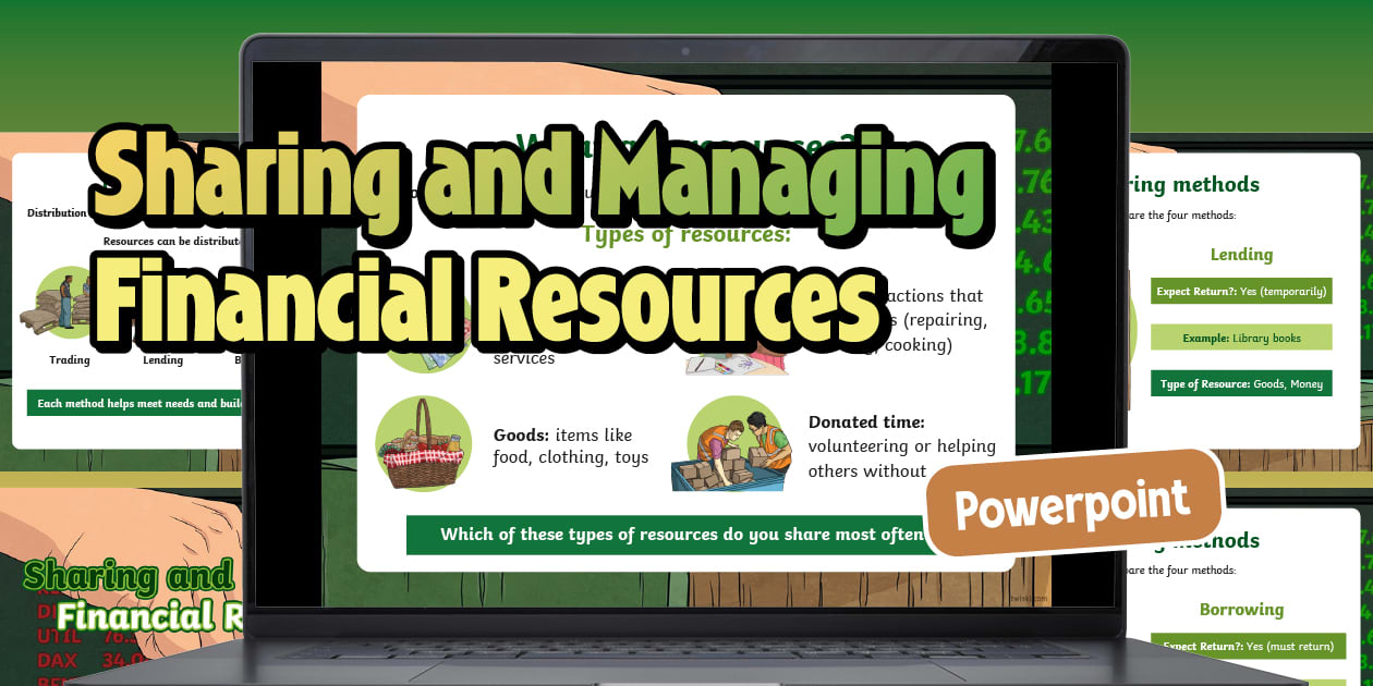 Sharing and Managing Financial Resources PPT