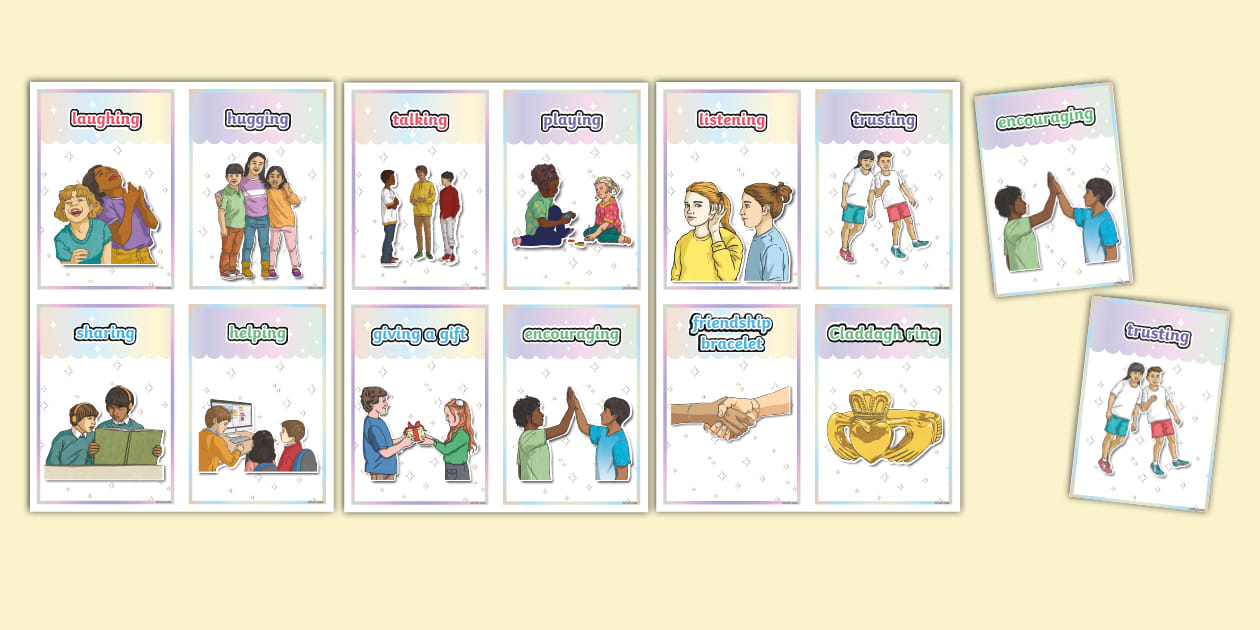 Friendship Charades Cards
