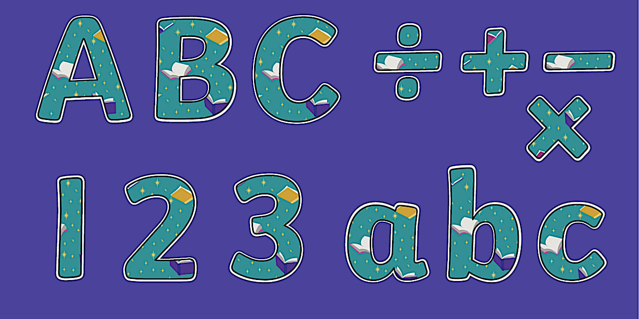 Book Week F-2 Display Lettering (teacher made) - Twinkl