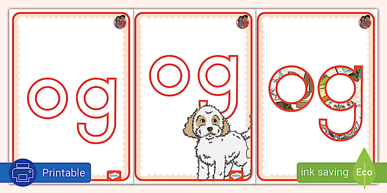 Grade 1 Phonics: -og Sound Poster (Teacher-Made) - Twinkl