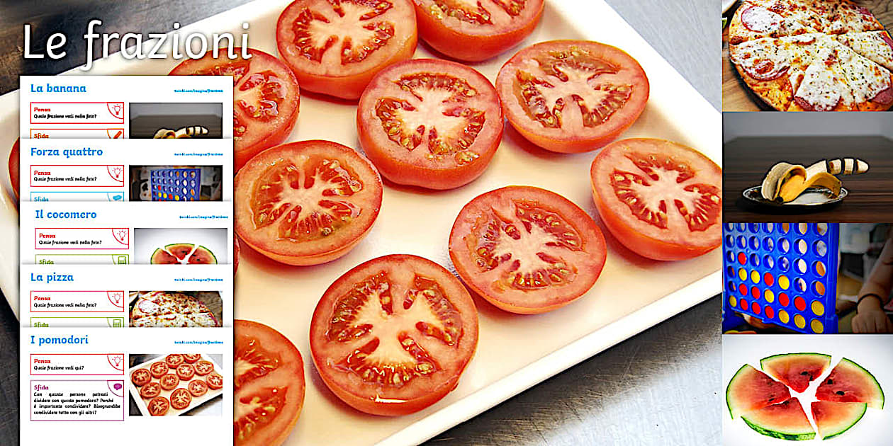 Imagine Fractions KS1 Resource Pack Italian - Twinkl