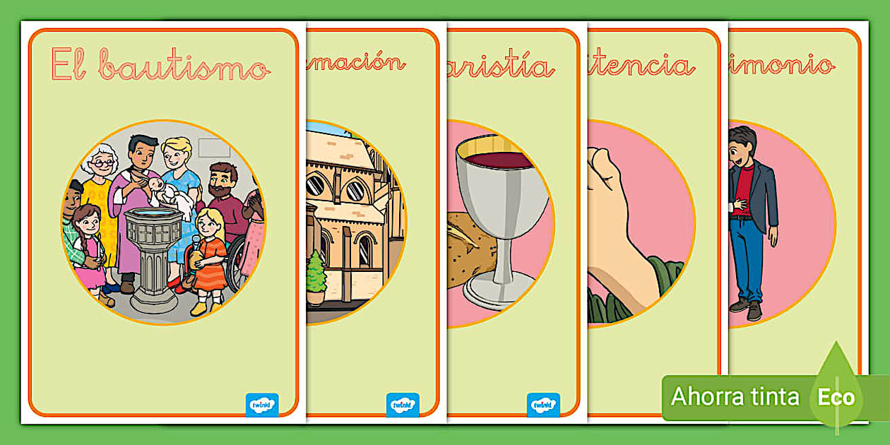 Pósters: Los 7 sacramentos