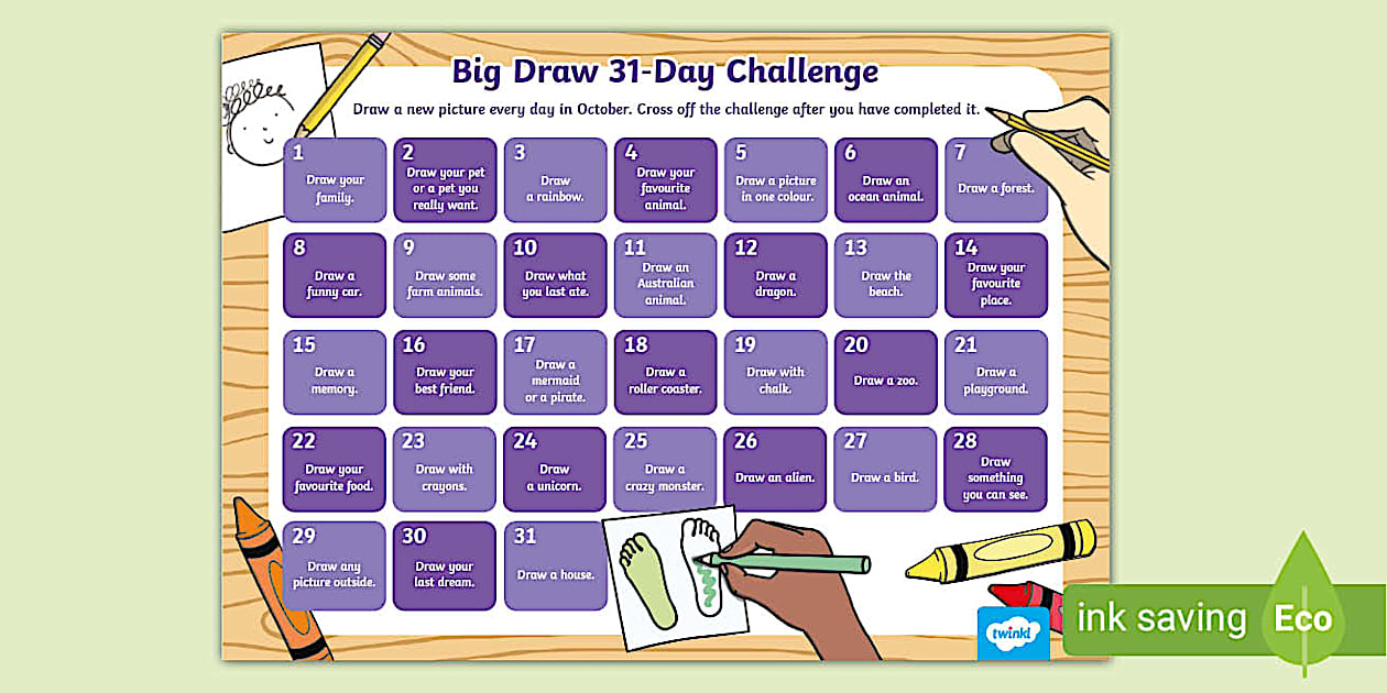 Draw Challenge IdeasㅣFine Motor Skills Development