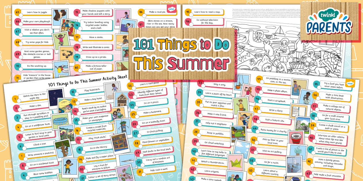 101 Things to Do This Summer