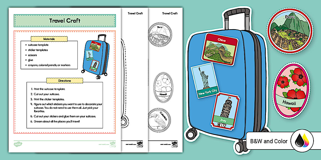 Early Childhood Travel Craft (Teacher-Made) - Twinkl