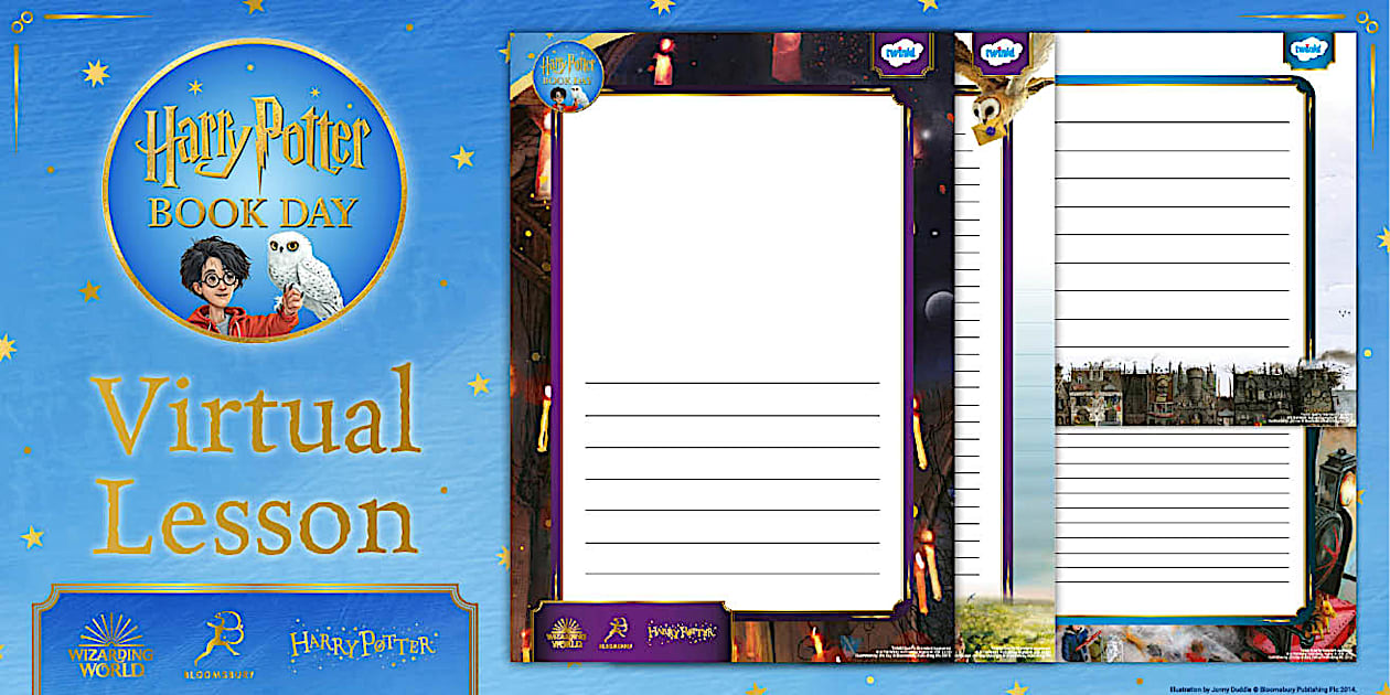 FREE! - Harry Potter Writing Templates | Bloomsbury | Twinkl