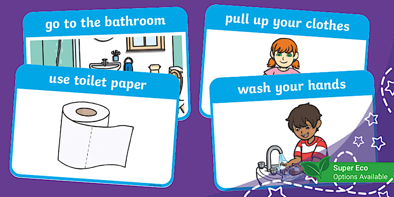 Potty Training at Home Sequencing Cards (teacher made)