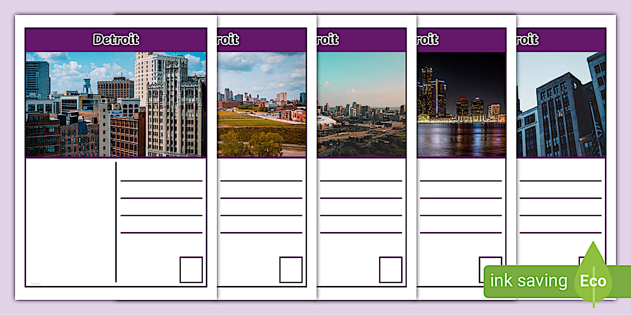 Detroit Postcards