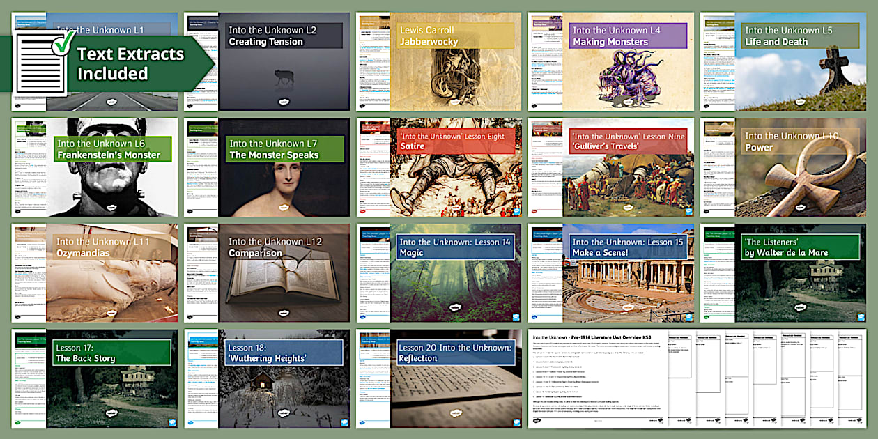 English Literary Heritage Whole Unit Pack | Beyond English