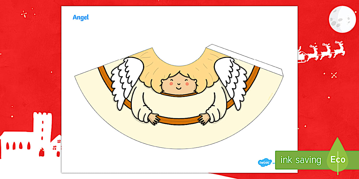 Angel Nativity Cone Character - Priority Resources - Twinkl
