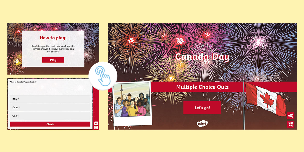 Canada Day Multichoice Quiz - Twinkl Canada (teacher made)