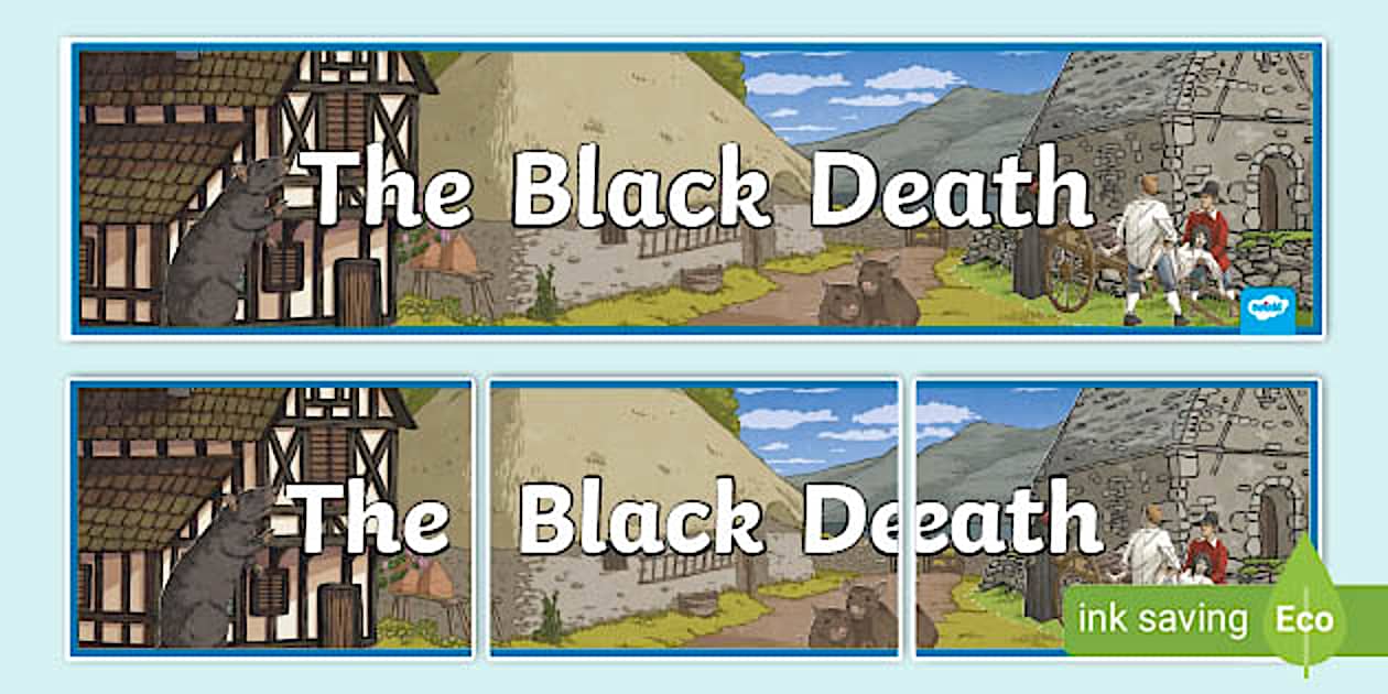 The Black Death Display Banner