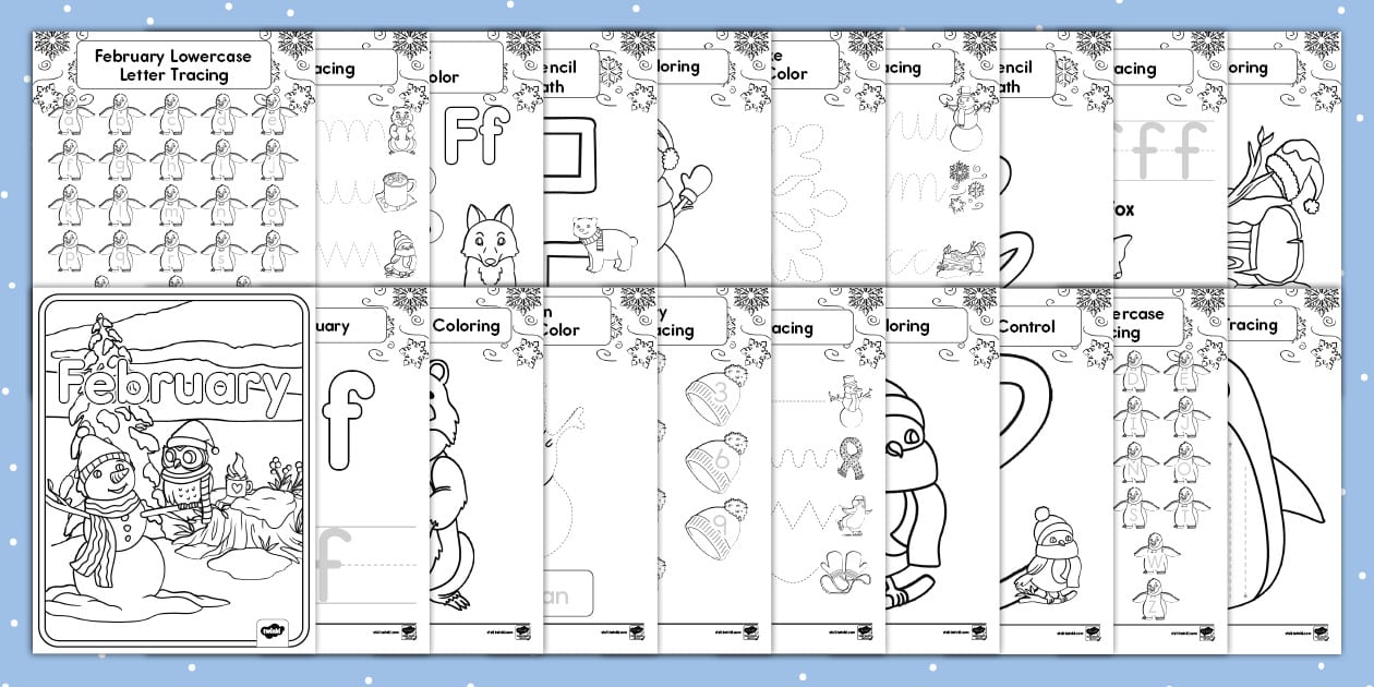 February Busy Book (teacher made) - Twinkl