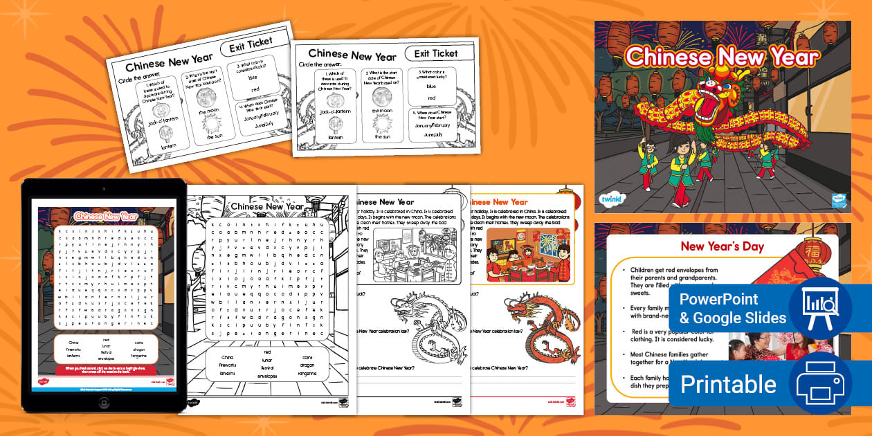 Kindergarten All About Chinese New Year Lesson Pack - Twinkl
