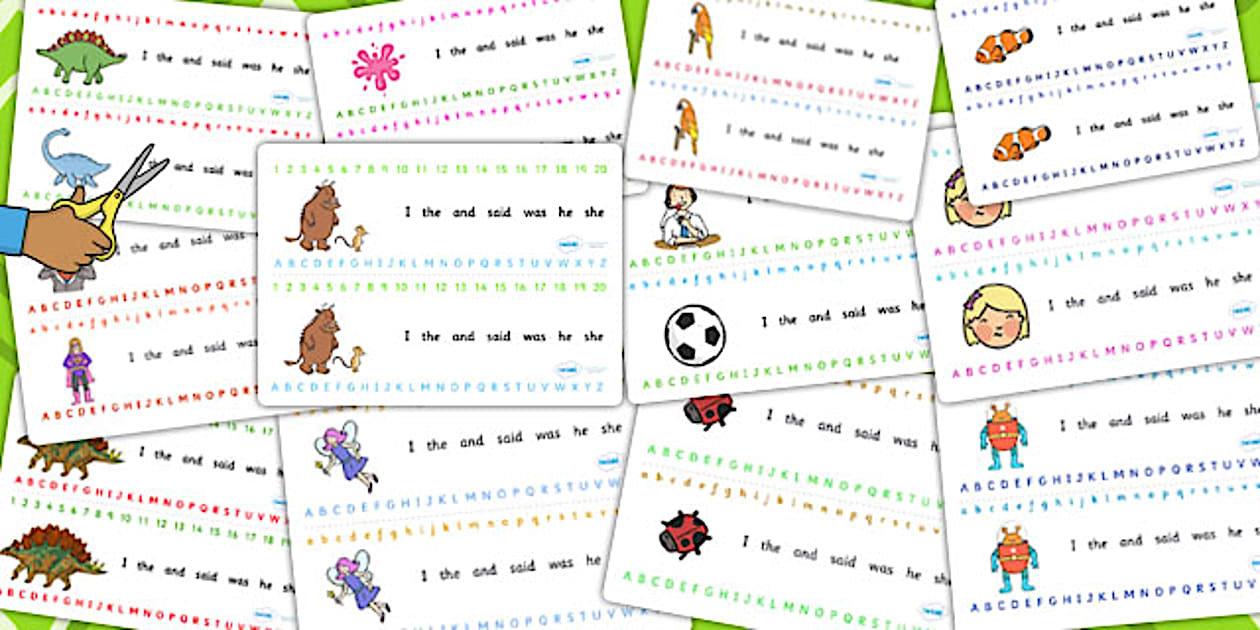 Alphabet Strip Variety Pack (teacher made) - Twinkl