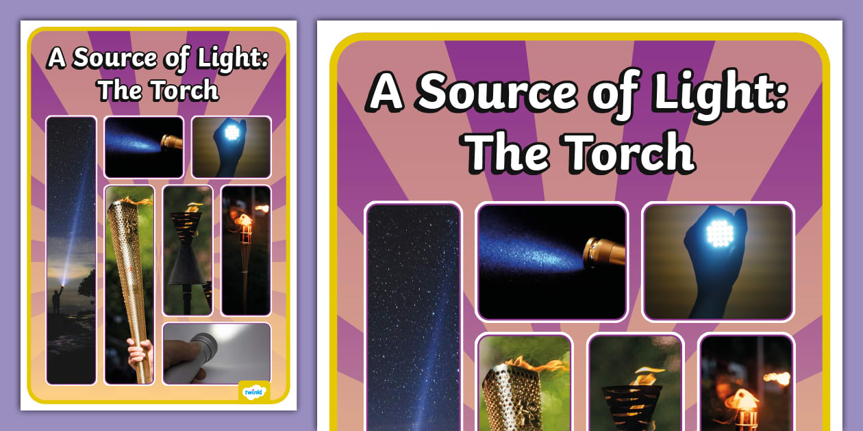 Torch Photo Display Poster Science Display (teacher made)