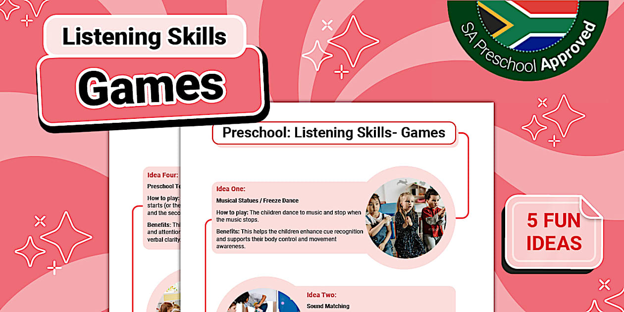 Preschool: Listening Skills – Games (teacher made)