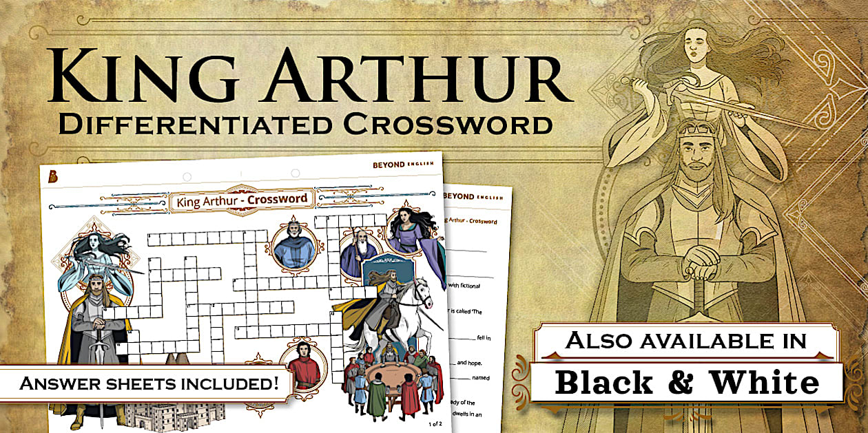 King Arthur - Differentiated Crossword