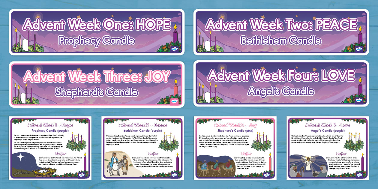 Advent Display Resource Pack (teacher made) - Twinkl