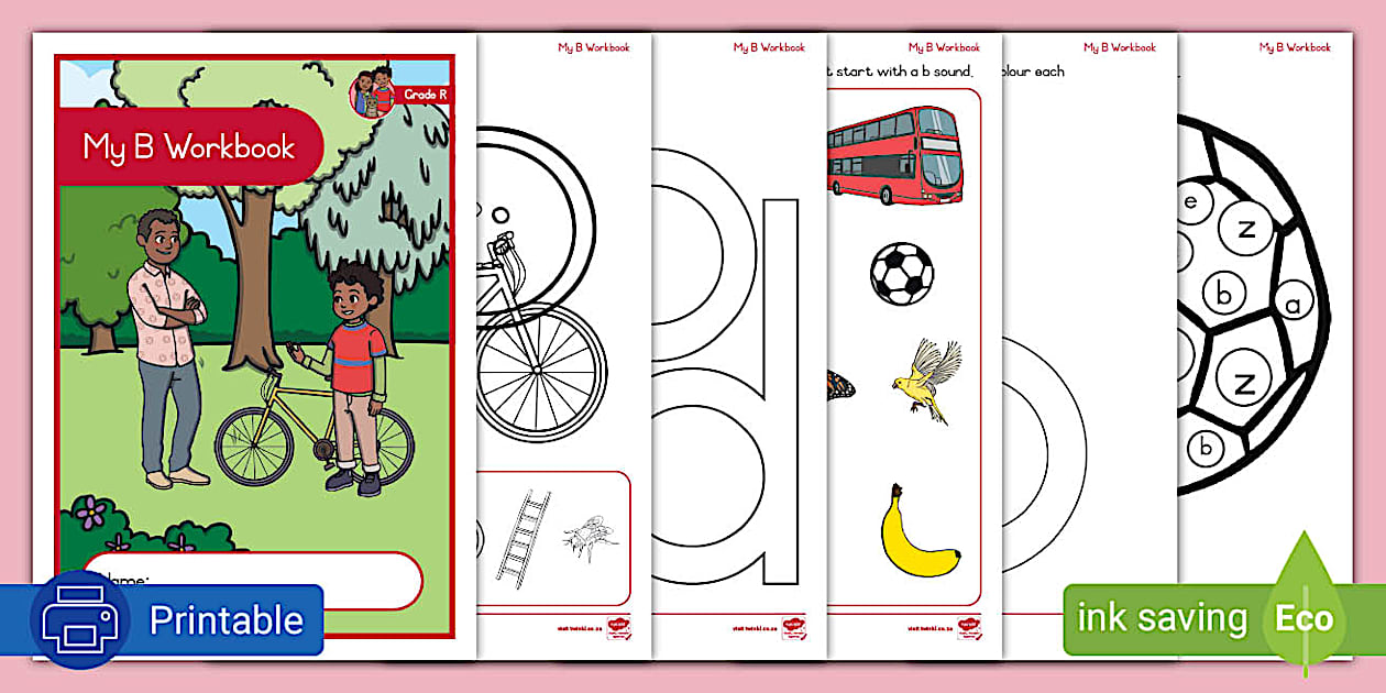 Grade R - Phonics - Workbook - Letter b