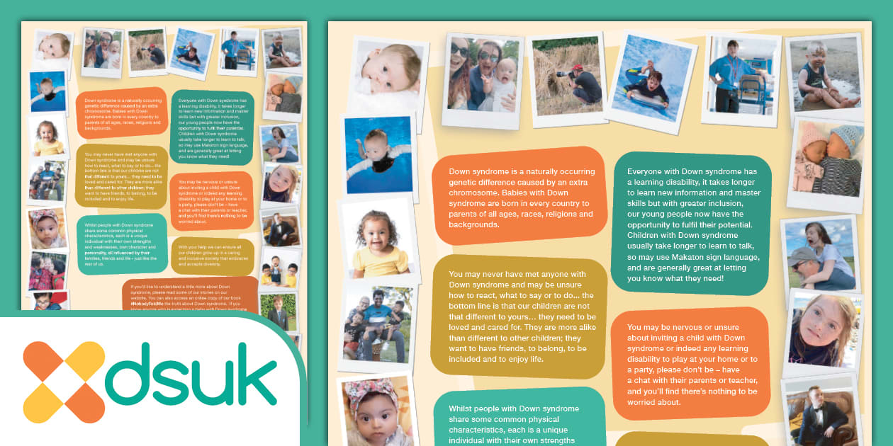 FREE! - Down Syndrome UK: Display Poster (teacher made)