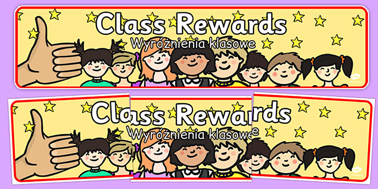 Class Rewards Display Banner Polish Translation - Twinkl