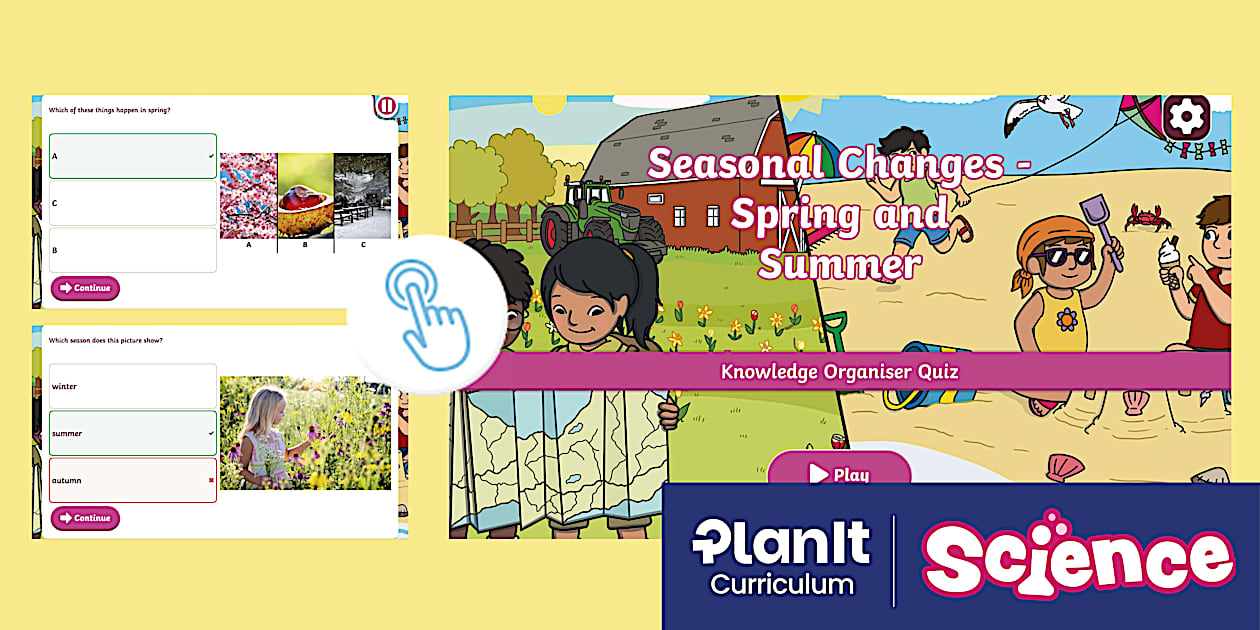Spring and Summer Seasonal Changes Quiz | Twinkl Go!
