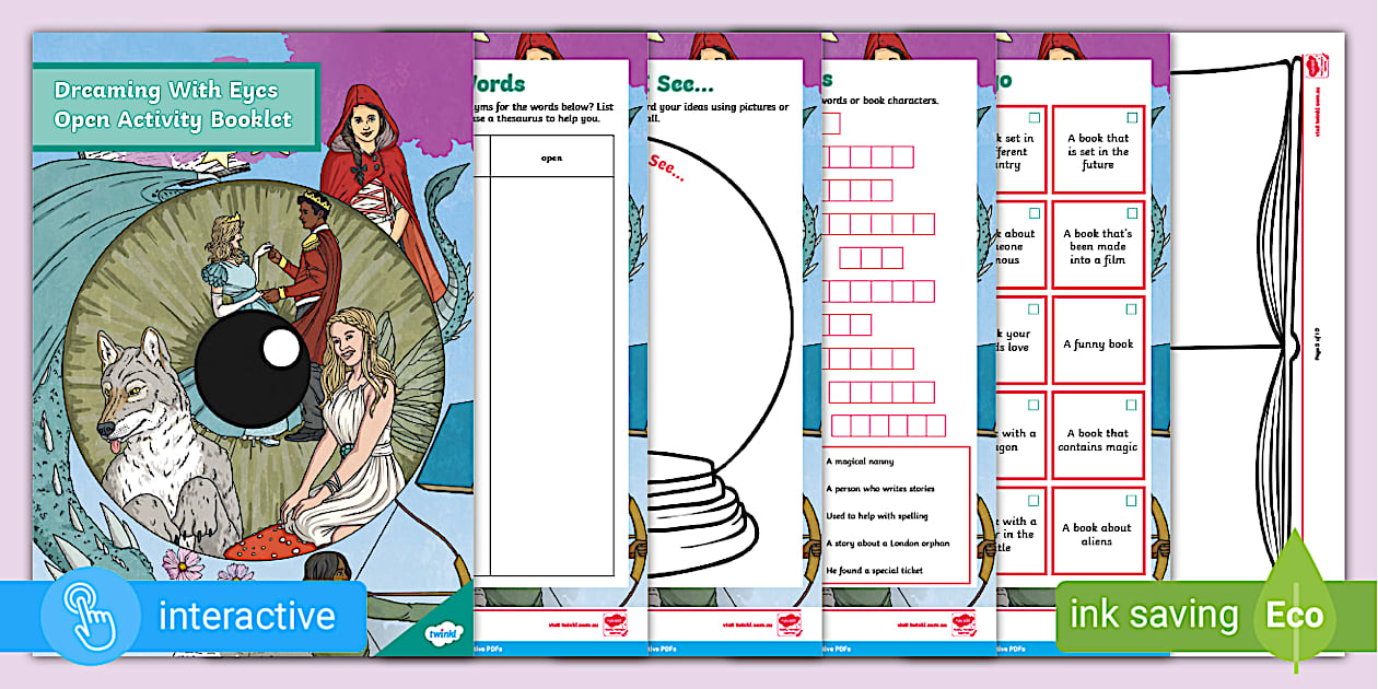 Book Week Interactive Booklet - Events - 3-6 - Twinkl