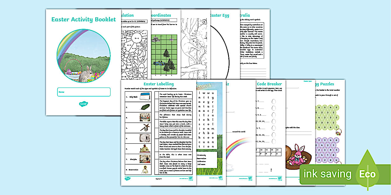 Australian Easter Activity Booklet (teacher made) - Twinkl