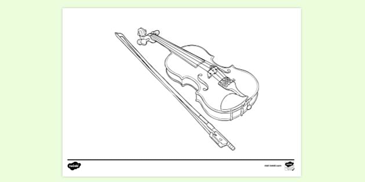 Instrument Colouring | Colouring Sheets (teacher made)