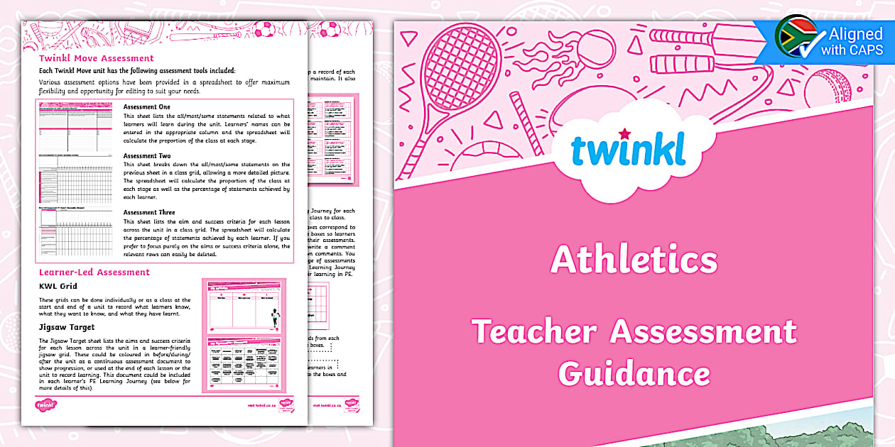 Grade 5 Term 4 Education Athletics Assessment Guidance