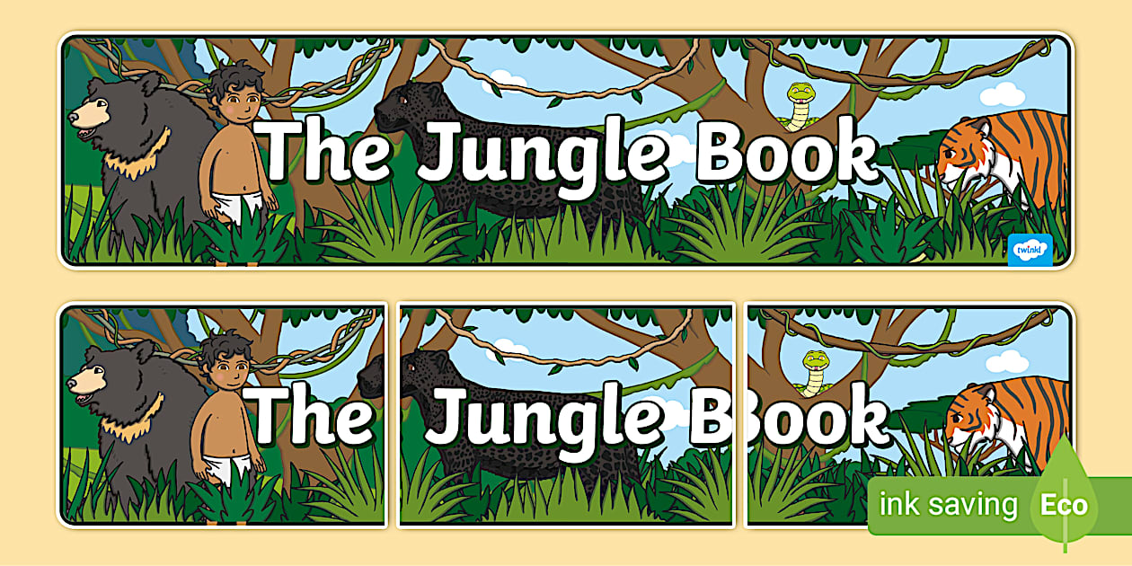 The Jungle Book Display Banner (teacher made) - Twinkl